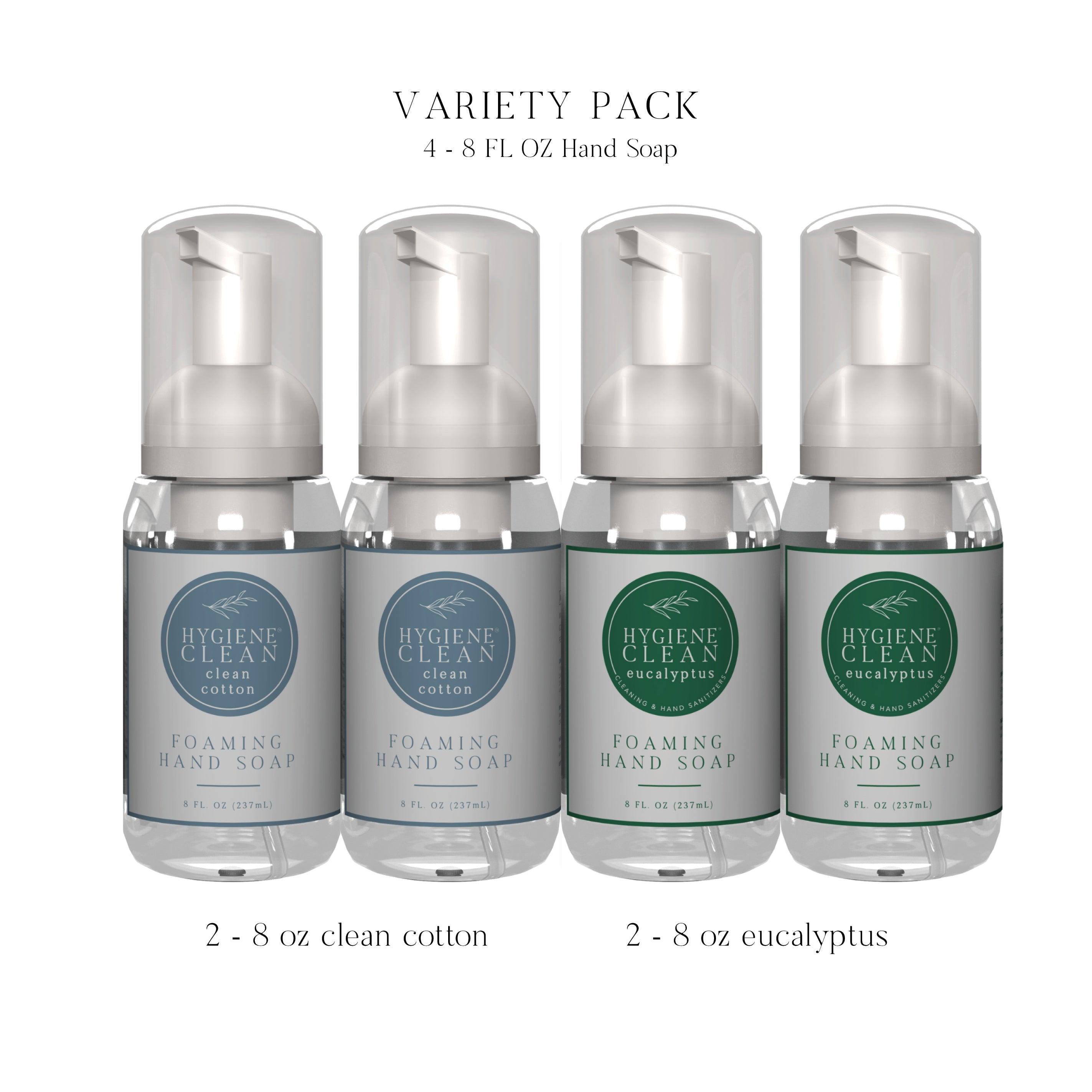Hygiene Clean™ Foaming Hand Soap - (4 pack: Clean Cotton, Eucalyptus ...